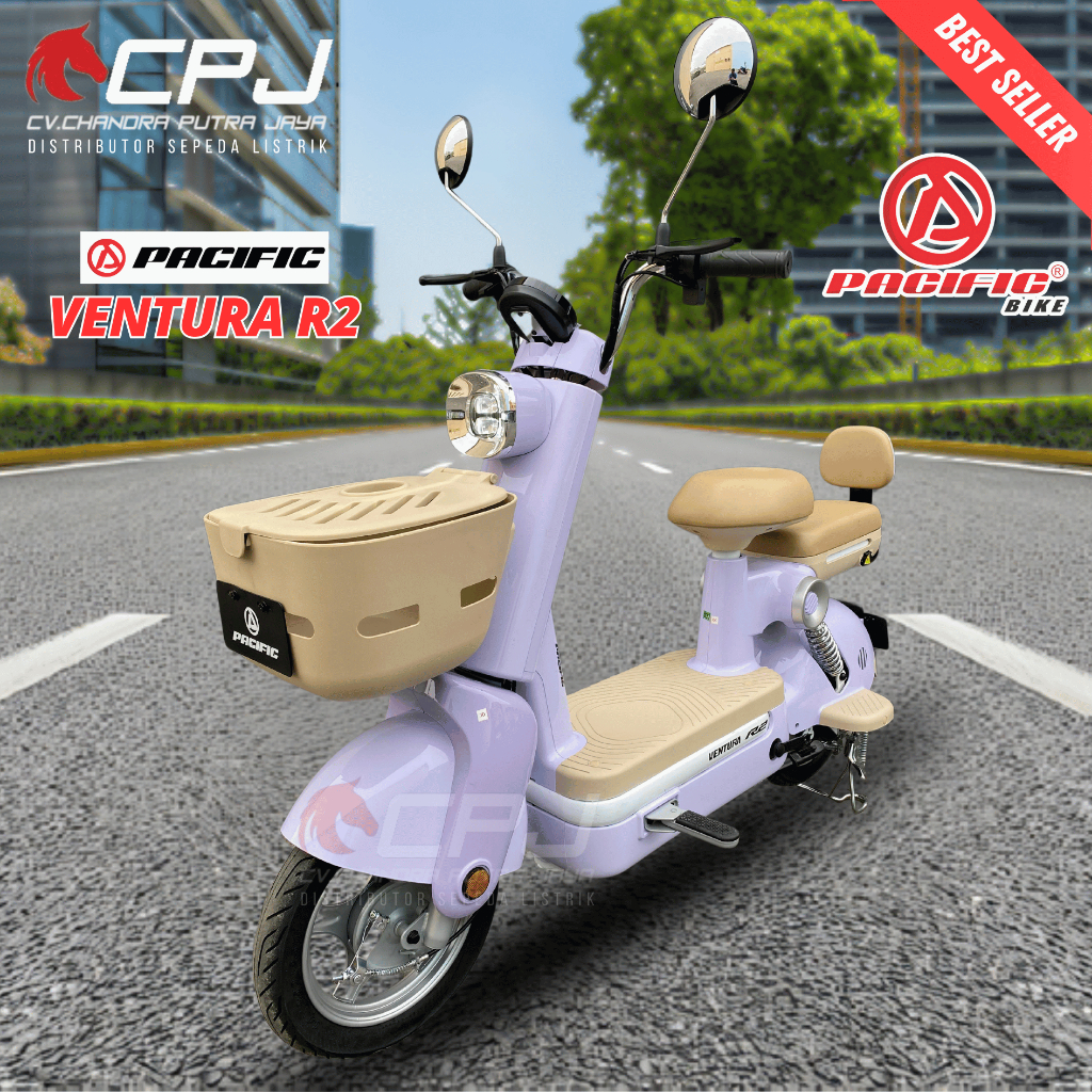 Jual Sepeda Listrik PACIFIC VENTURA R2 Terbaru 600 Watt Garansi Resmi ...