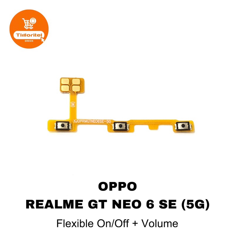 Jual FLEXIBLE ON OFF VOLUME OPPO REALME GT NEO 6 SE (5G) / FLEKSIBEL TOMBOL POWER | Shopee Indonesia