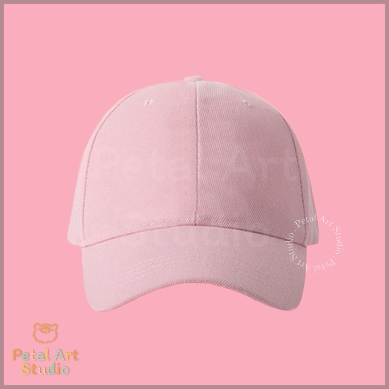 Jual Petal Art Studio Topi Baseball Cap Baby Pink Polos (PLAIN) 10 ...