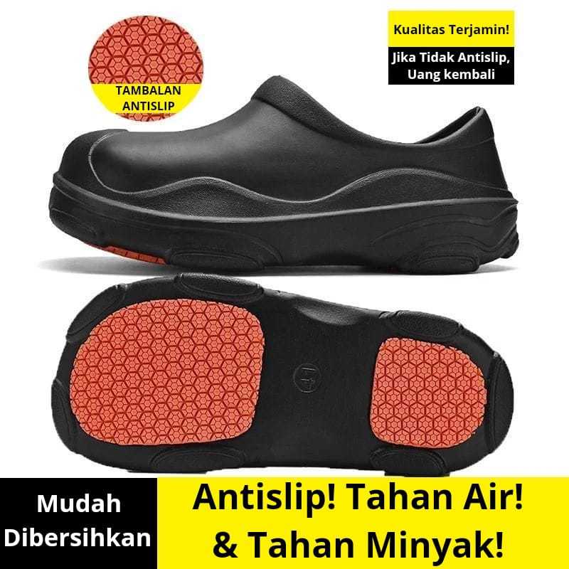 Jual sepatu kitchen ANTI SLIP/sepatu tahan air/sepatu tahan minyak ...