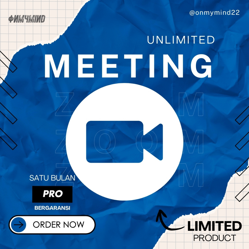 Jual MEETING PREM FULL PRO ZO0OOUOOOM 1 BULAN | Shopee Indonesia