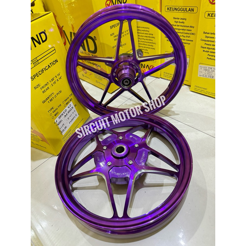 Jual VELG VND V SPEED V2 BINTANG GEN2 AEROX NEW & AEROX OLD | Shopee Indonesia