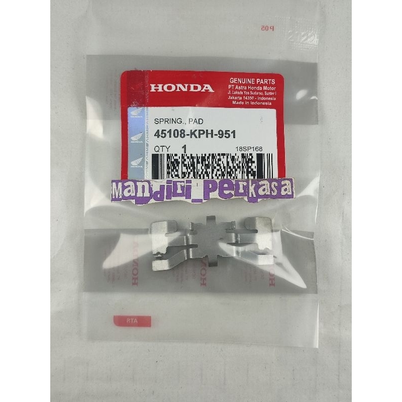 Jual Plat Per Penahan Cakram Depan Spring Pad Supra X 125 Fit Vario ...