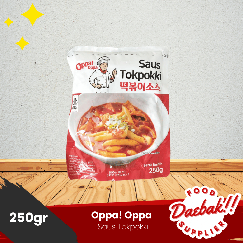 Jual Oppa! Oppa Saus Tokpokki | Tokpoki | Tteokbokki | Topoki Sauce 250gr | Shopee Indonesia