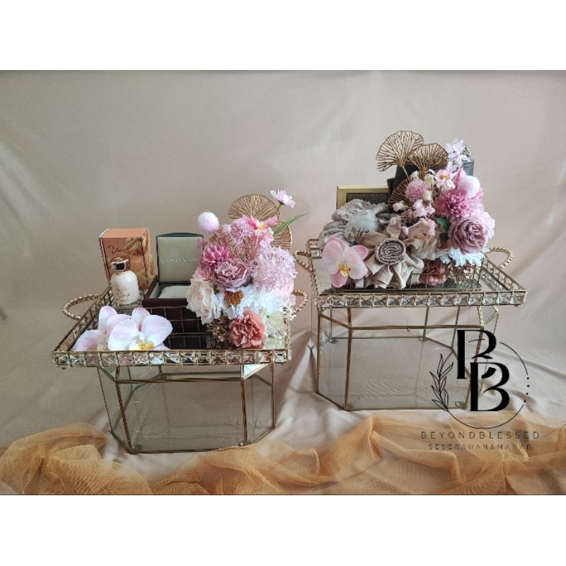 Jual Promo Sewa Box Hantaran Seserahan Crystal Tray/ Terrarium | Shopee ...