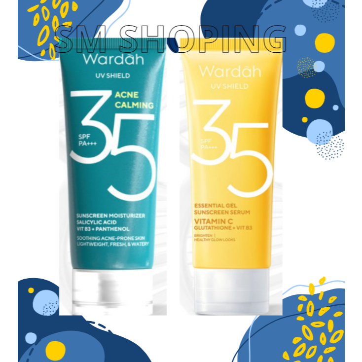 Jual Wardah Uv Shield Essential Sunscreen Gel Spf 35 PA+++ 40ml/Acne ...