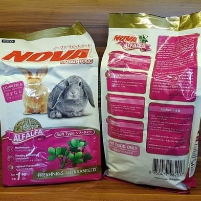Jual Makanan kelinci Nova rabbit food pakan pelet marmut murah | Shopee ...
