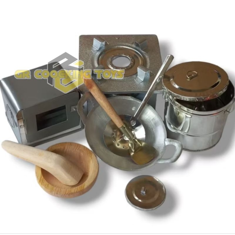Jual Mainan Masak Maskan Anak Bisa Nyala Beneran Kompor Spirtus Lucu ...