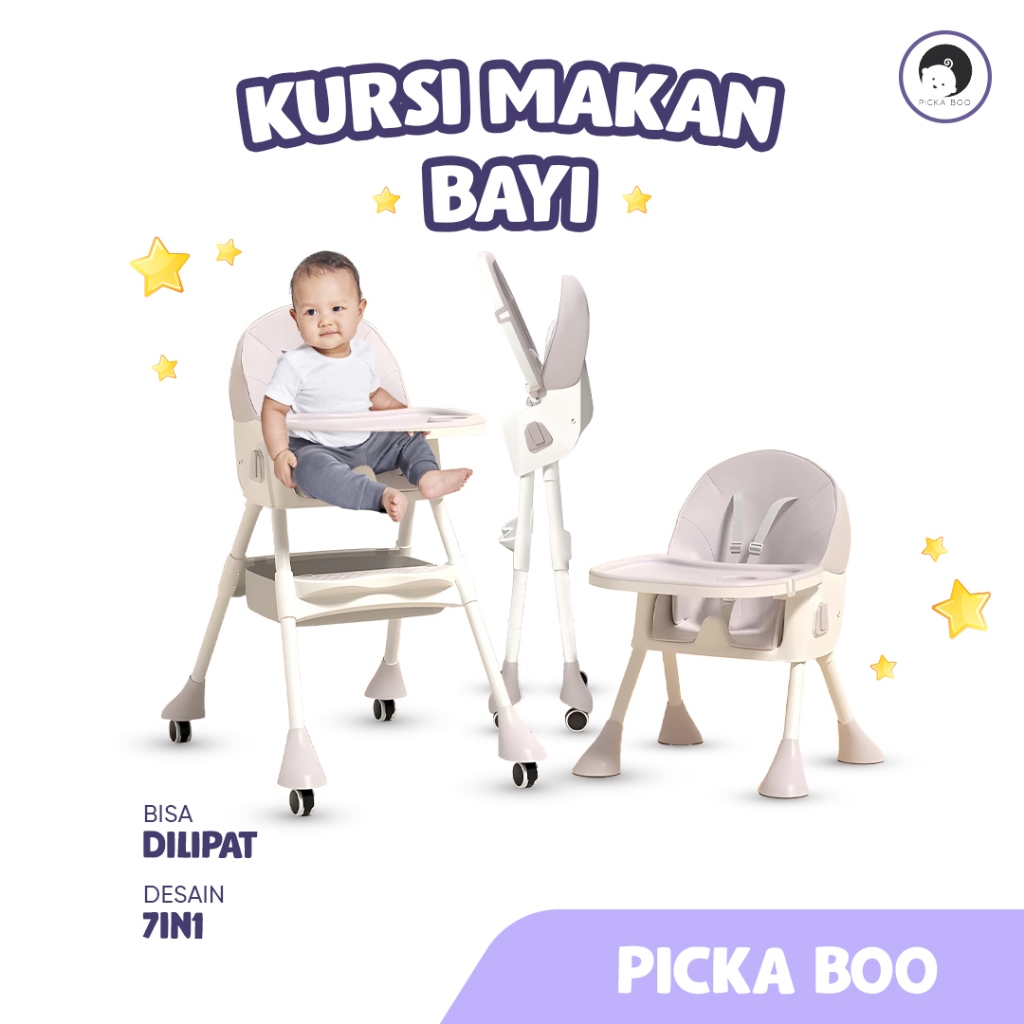 Jual PICKA BOO Kursi Makan Anak Baby Chair Kursi Duduk Anak Kursi Bisa ...