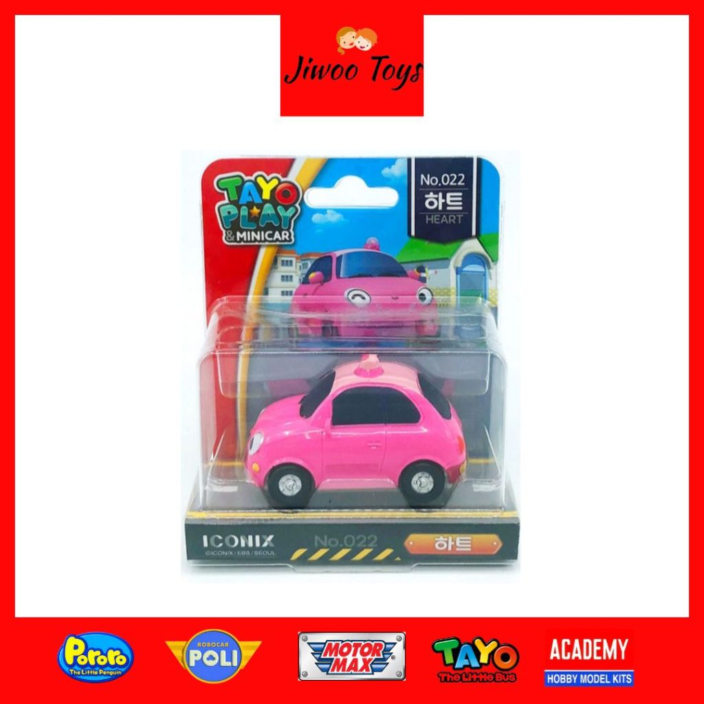 Jual Iconix Tayo The Little Bus Mini Friends Heart TYT 120035 Mainan ...