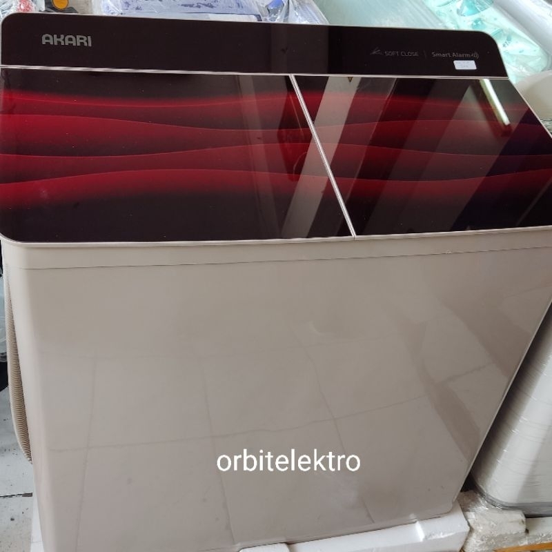 Jual Akari Mesin Cuci 2 Tabung Tutup Kaca 12KG - AWM-12 FS | Shopee ...