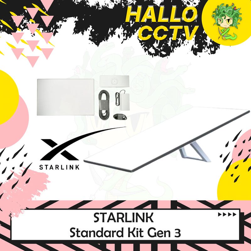Jual STARLINK V4 GEN 3 STANDARD DUAL WIFI SYSTEM W/ 2 LAN PORT RJ45 ...