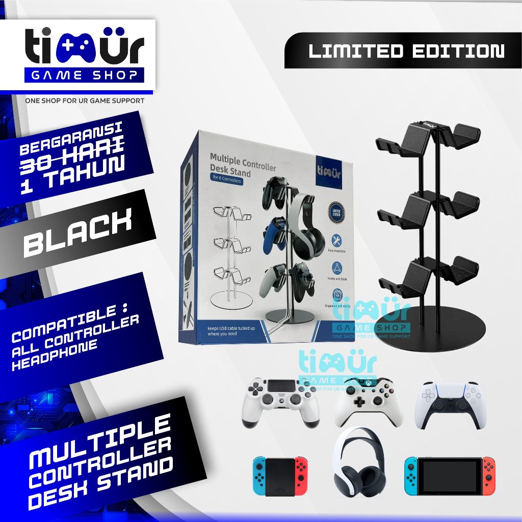 Jual Multiple Controller Desk Stand Tempat Stick Stik PS3 PS4 PS5 Xbox ...