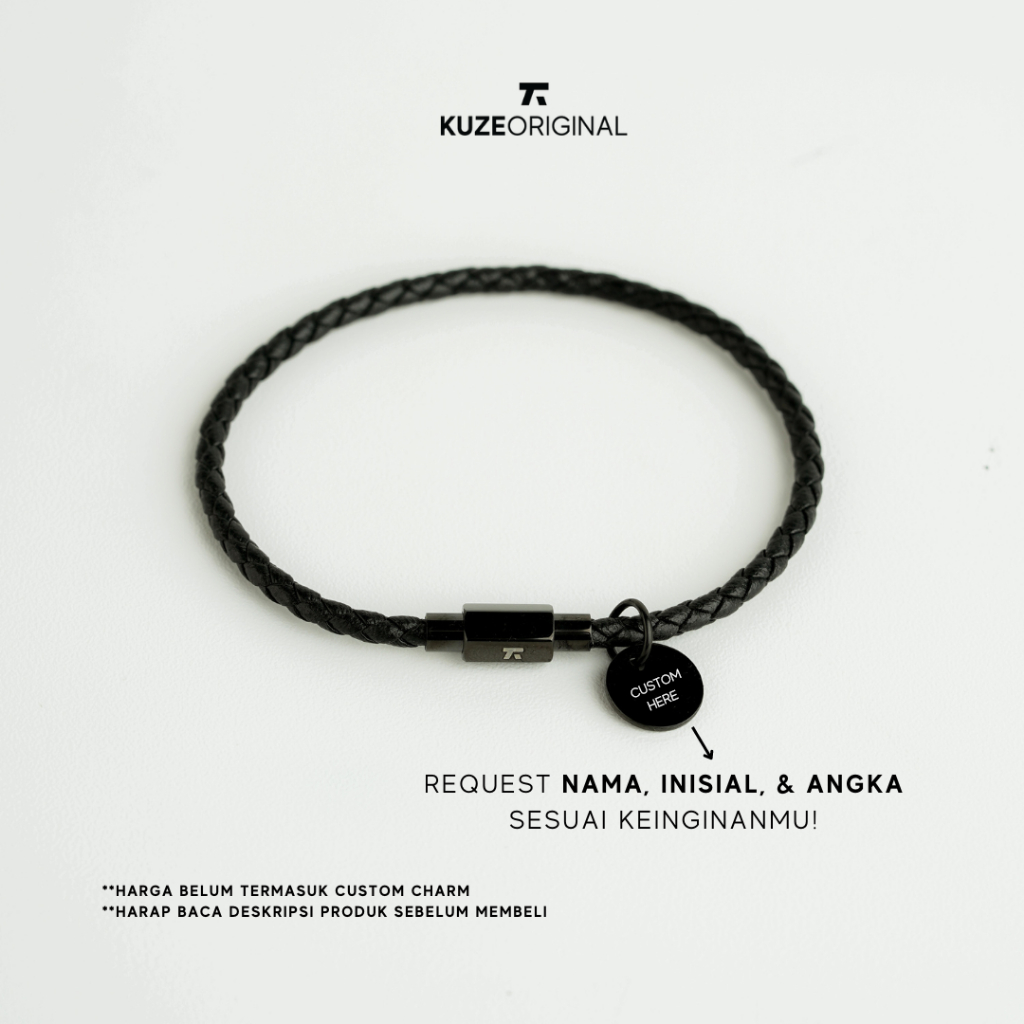 Jual Kuze Original Gelang Kulit Asli Simple Minimalis - Saffron ...