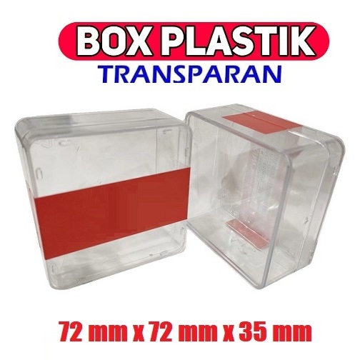 Jual Kotak Plastik 72x72x35mm Storage Plastic Square Case Box ...