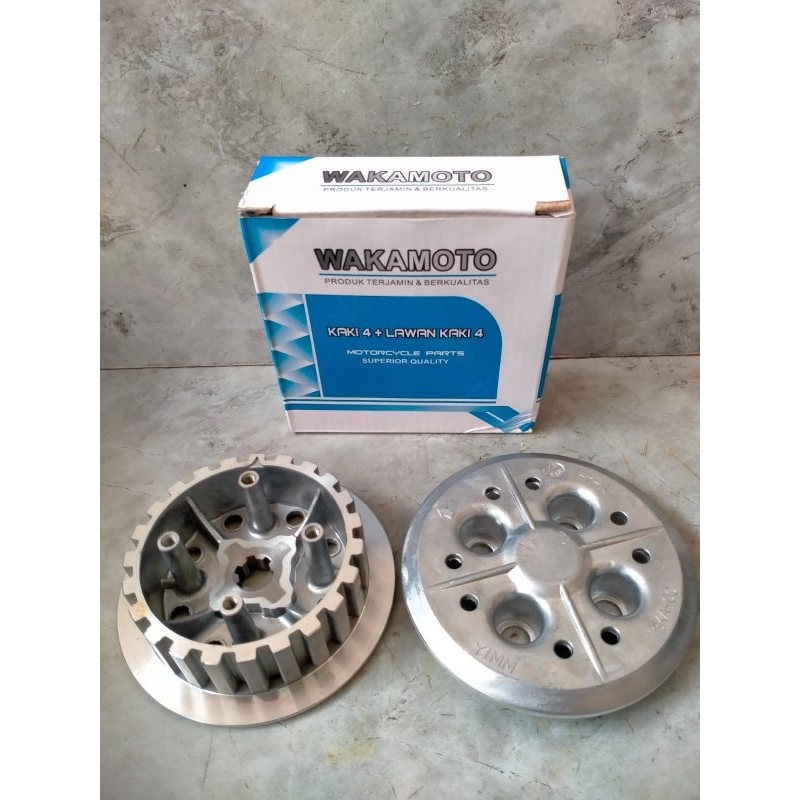 Jual (WKM) LAWAN KAKI 4 PLUS RUMAH KAMPAS KOPLING SET RX KING NEW (6 PCS) | Shopee Indonesia