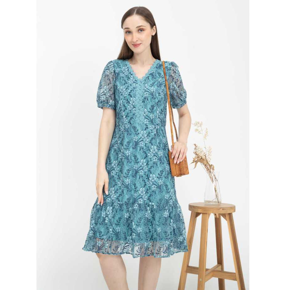 Jual *Ready Stok* SISTER'S - Dress Renda Furing Kaos S7500 (JS ...