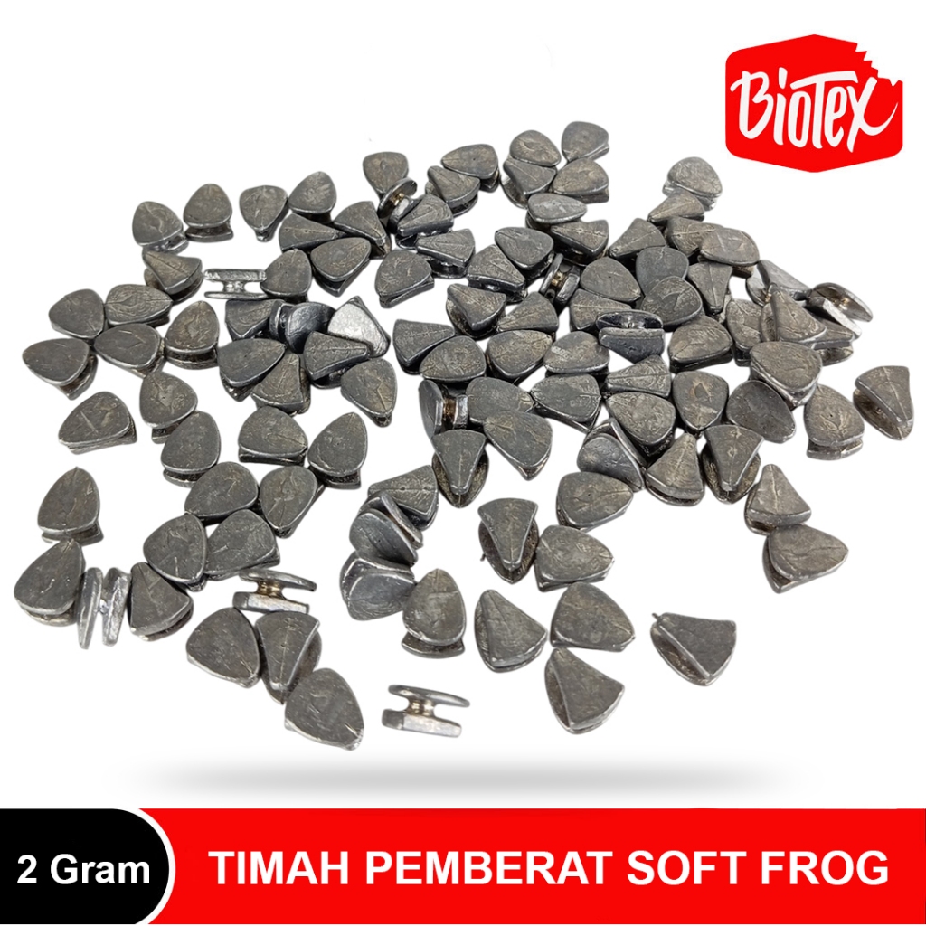 Jual Timah Pemberat Soft Frog Berat 2 Gram | Shopee Indonesia