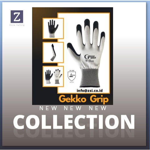 Jual Sarung Tangan Safety GEKKO Nitril Cut Resistance Gloves(1 pasang ...