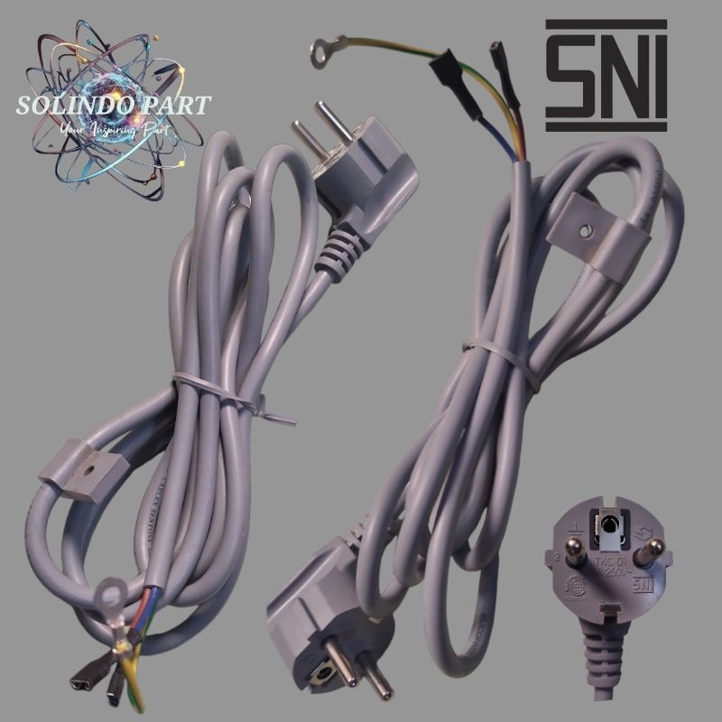 Jual Kabel Power Cord Colokan Kulkas Panjang 2 Meter | Shopee Indonesia