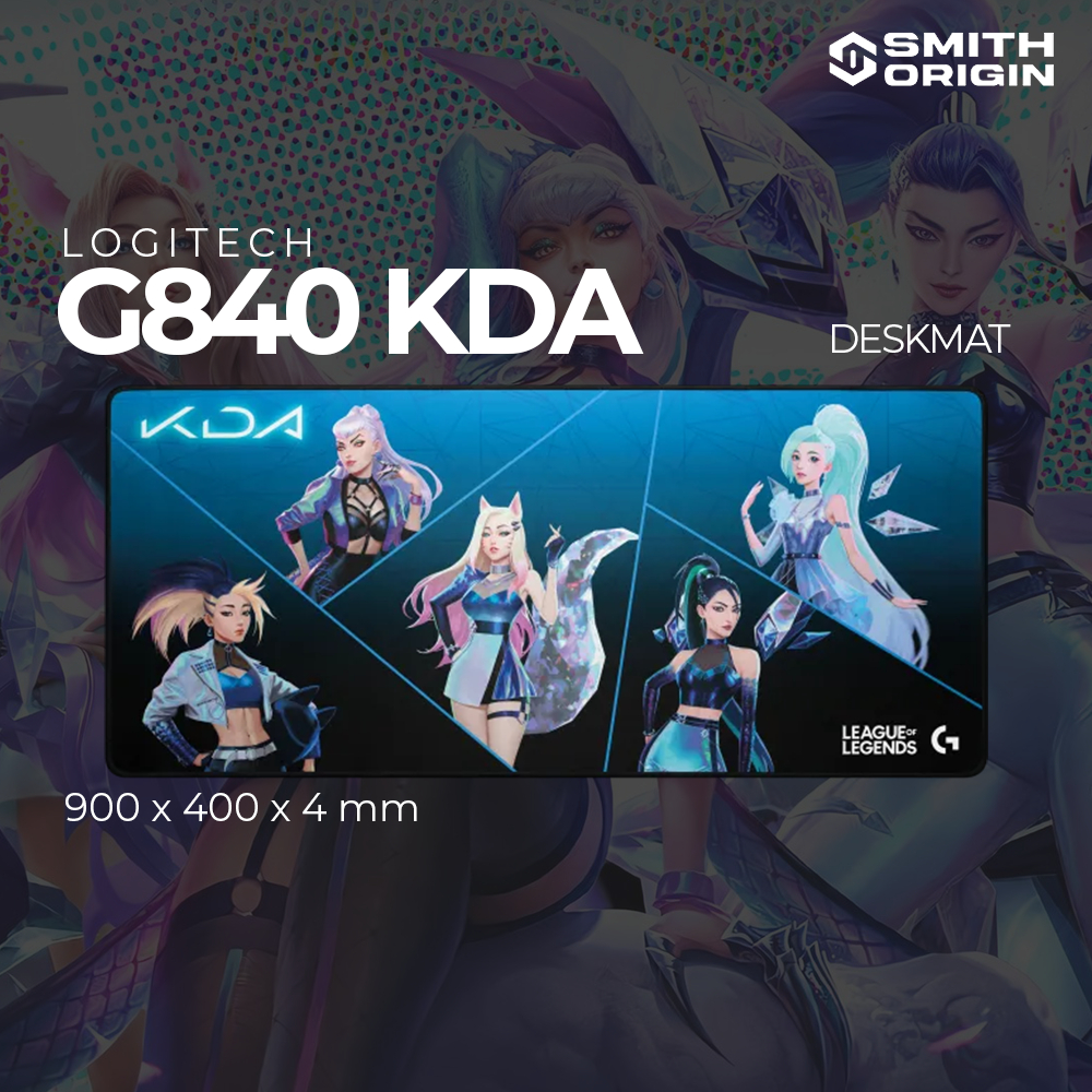 Jual Logitech G840 KDA Limited Edition Extra Large (XL) Gaming Mouse Pad Deskmat | Shopee Indonesia