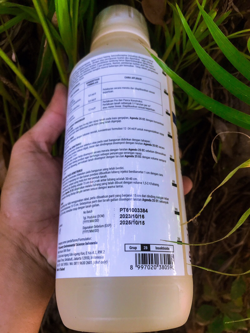 Jual Agenda 25 EC 1 Liter - Anti Rayap Rumah dan Bagunan - Tanpa Bau | Shopee Indonesia