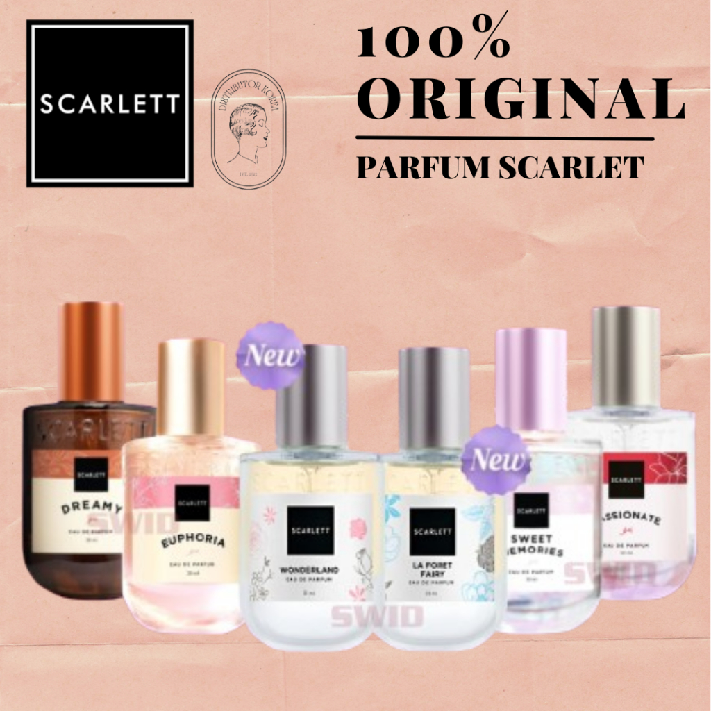 Jual (100% ORIGINAL) PARFUM SCARLETT ORIGINAL, PARFUM SCARLETT TAHAN ...