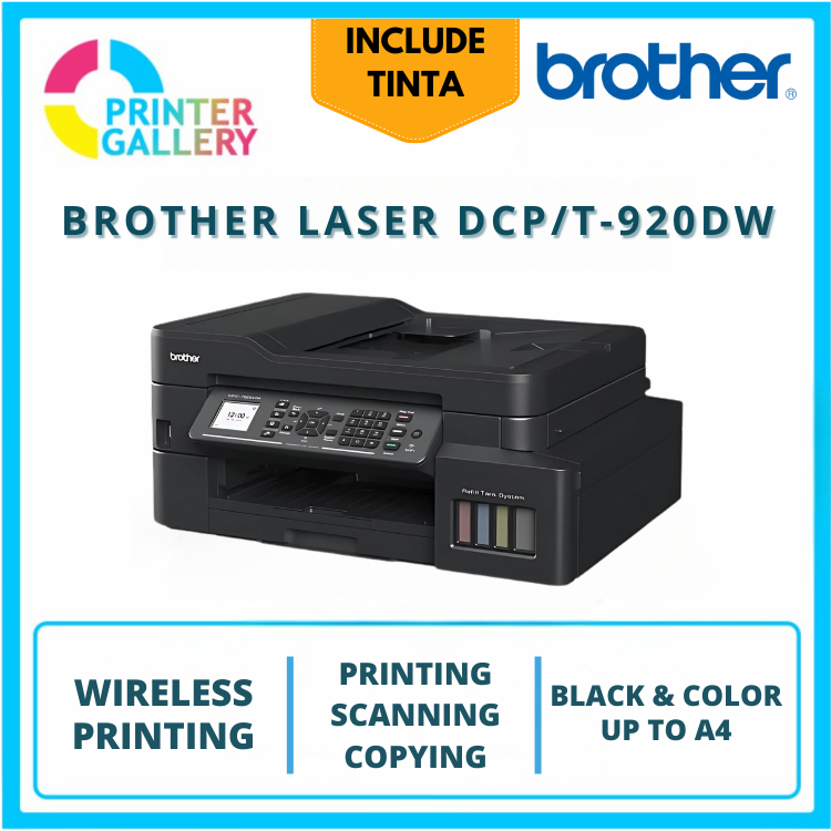 Jual [FREE TINTA] PRINTER BROTHER DCP-T920DW T920 4 IN 1 ADF GARANSI ...