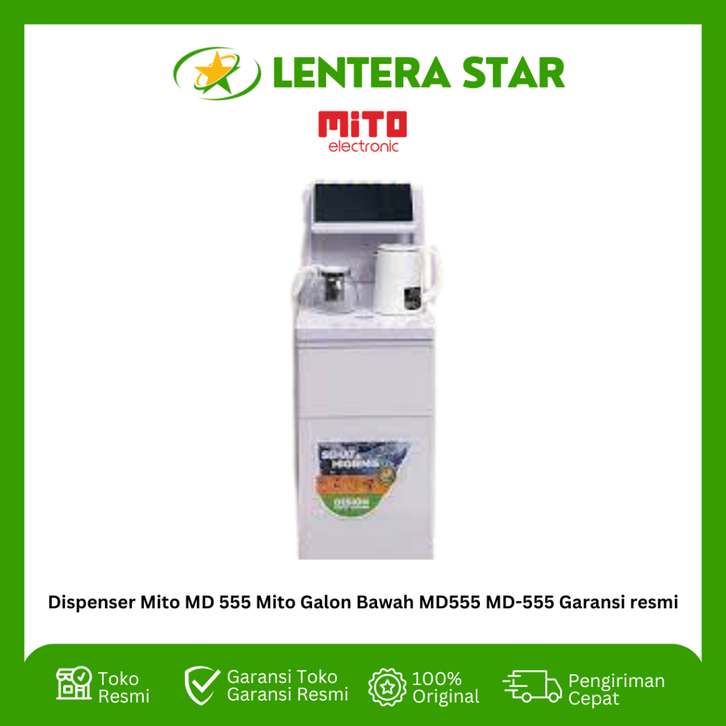 Jual Dispenser Mito MD 555 Mito Galon Bawah MD555 MD-555 Garansi resmi ...