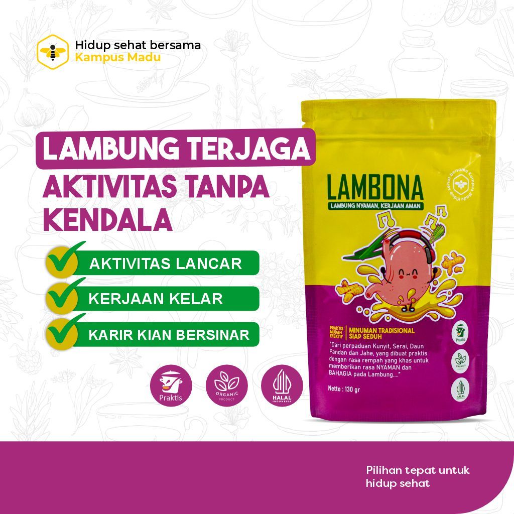 Jual LAMBONA Minuman Murni Herbal JSR Instan Ramuan Bubuk Jahe Kunir ...