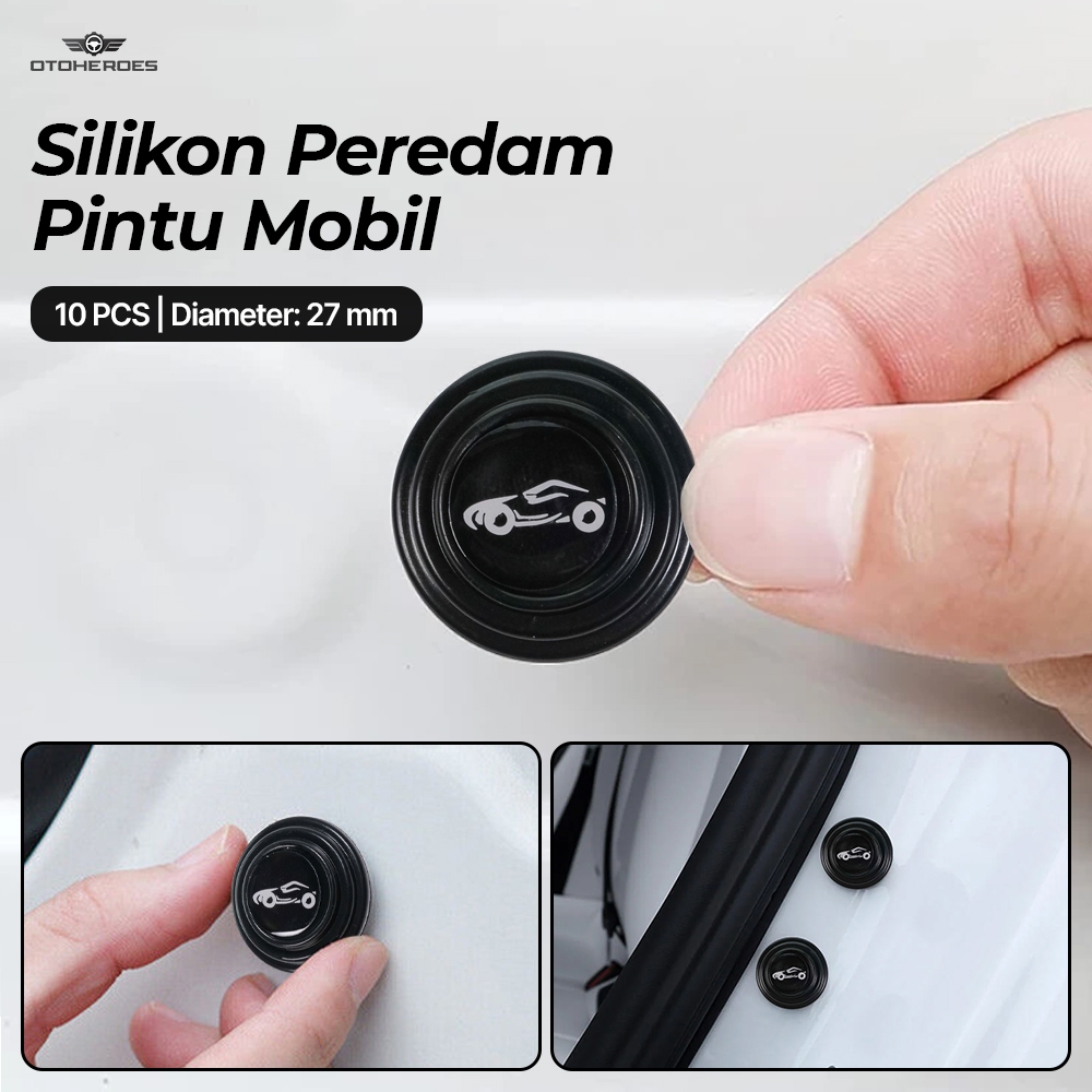 Jual Silikon Peredam Pintu Mobil Suara Benturan Anti-Shock 10 PCS ...
