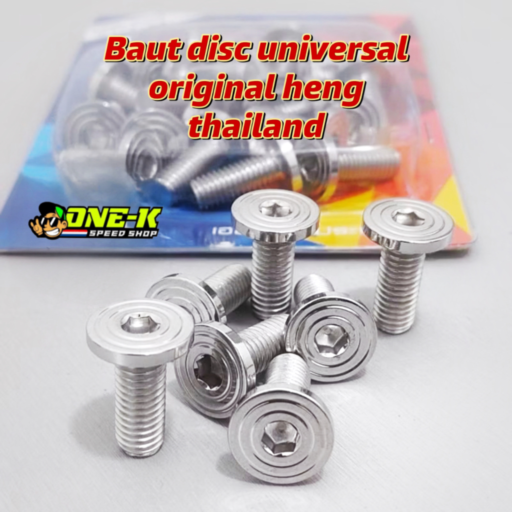 Jual BAUT DISC PIRINGAN BAUT 12 M8 PROBOLT DISC SPIRAL SLIM SLASH STAINLES matte original Heng ...