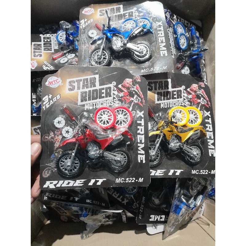 Jual MAINAN MOTO CROSSMETALIC /MAINAN STAR RIDER MOTO CROSS /MAINAN ...