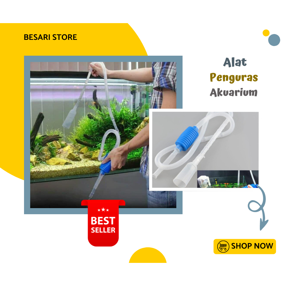 Jual Alat pembersih/pompa penyedot vakum tangki Penguras Akuarium ...