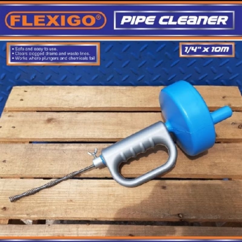 Jual alat pembersih saluran mampet pipe cleaner 10 meter saluran pipa wc | Shopee Indonesia