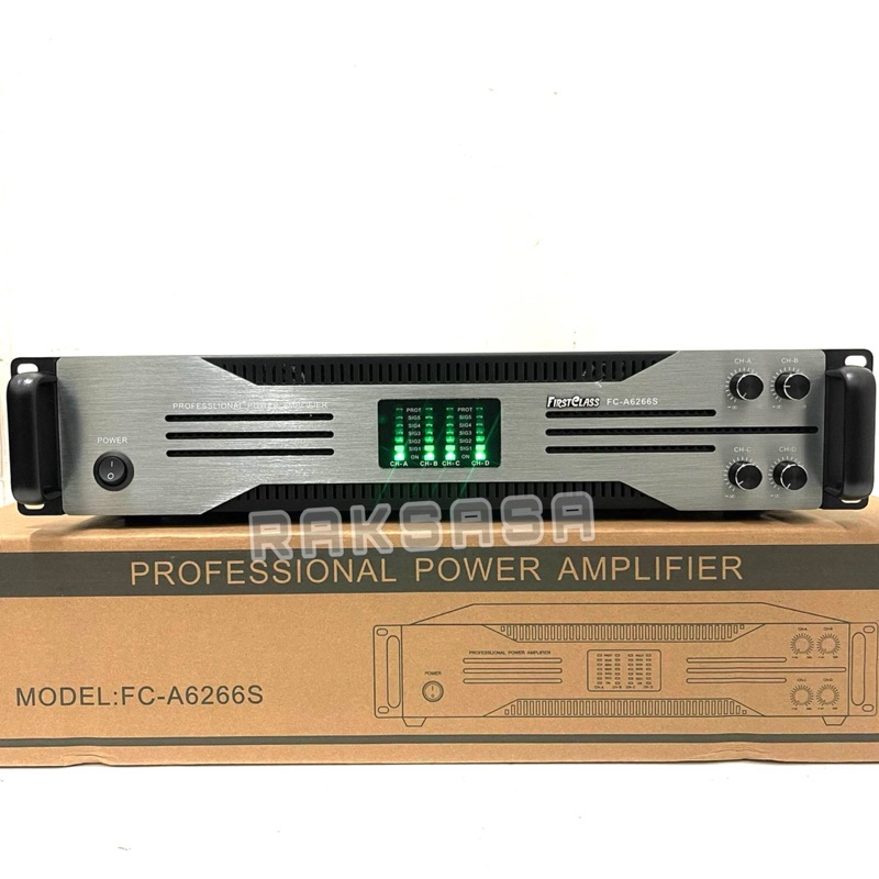 Jual power firstclass fc a6266s a6266 s original 4 channel fca 6266 s ...
