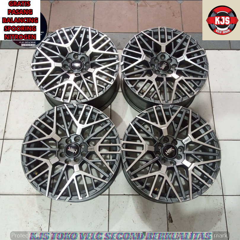 Jual VELG RACING SECOND MODEL HSR BENAWA RING 17 LEBAR 7.5 RATA LOBANG PCD 4X100/4X114.3 OFFSET ...