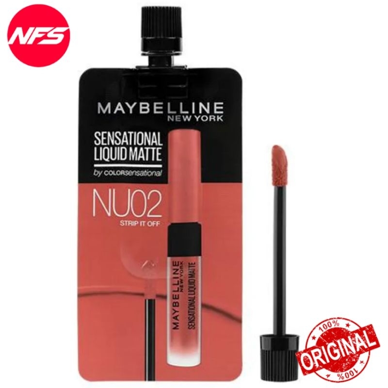 Jual MAYBELLINE Sensational Liquid Matte Lip Cream-Color Lipstick ...