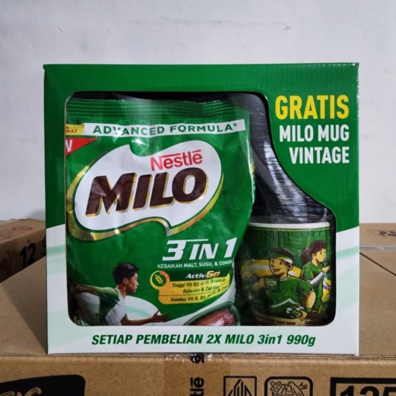 Jual Milo 3in1 Dan Active Go Pouch 790gr Dan 990gr | Shopee Indonesia