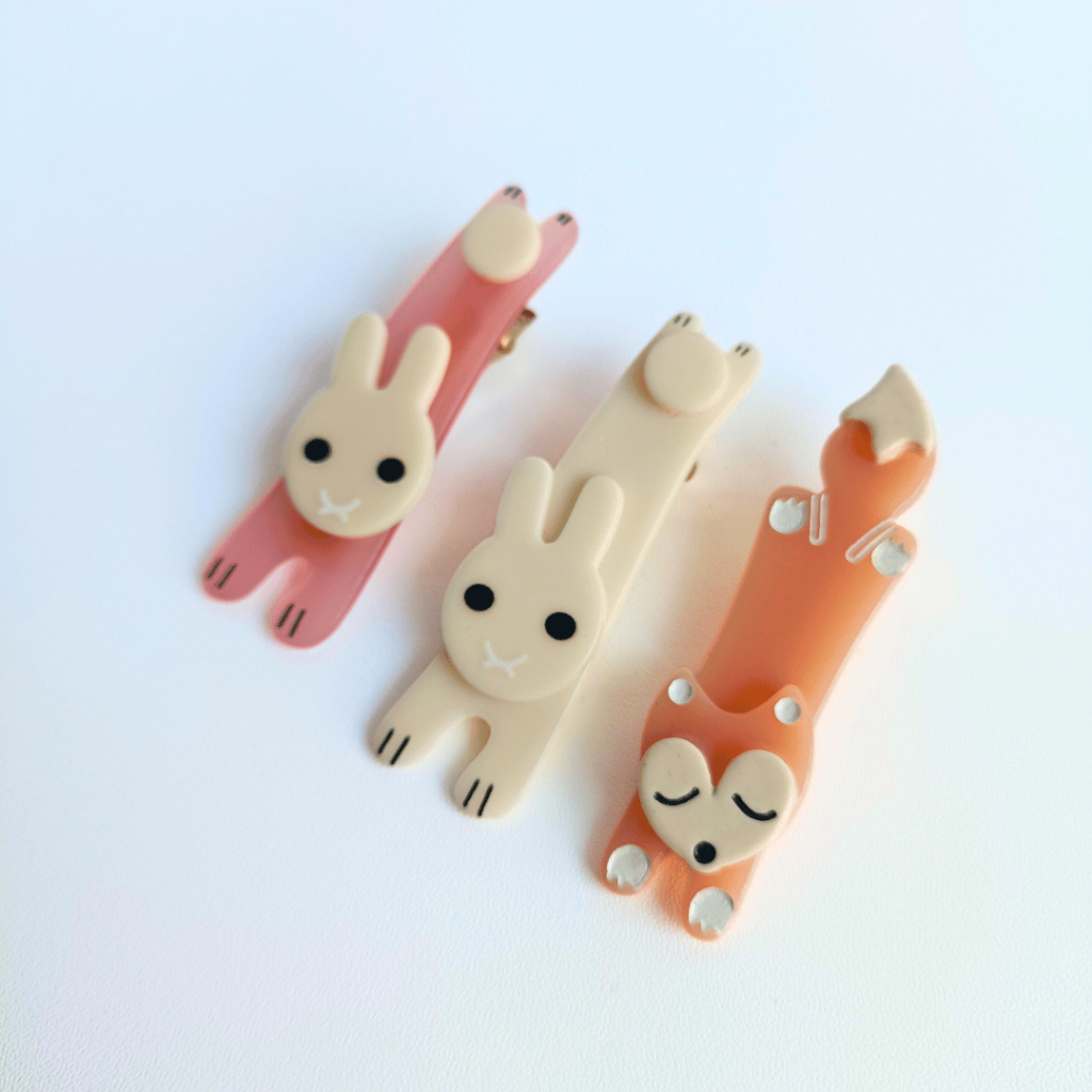 Jual Jepit Kelinci dan rubah lucu jepit buaya anak anak unik | Shopee ...