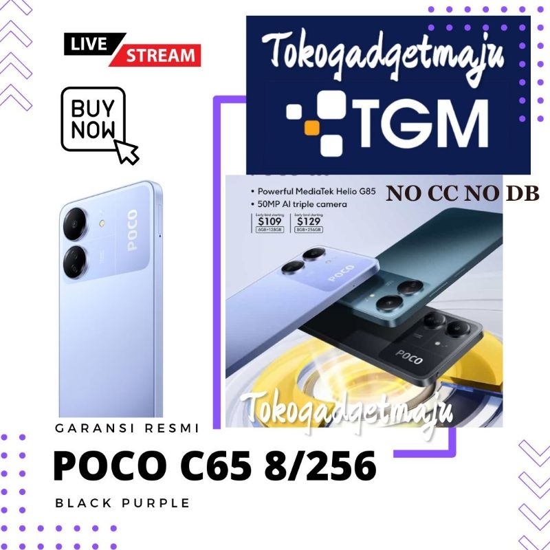 Jual Smartphone Xiaomi Poco C65 (8Gb/256Gb) | Shopee Indonesia