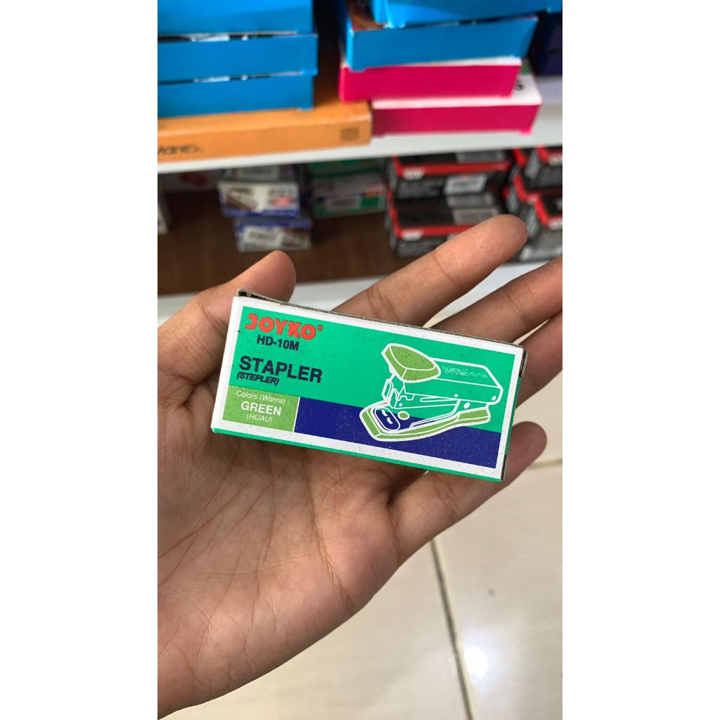 Jual stapler/stepler joyko hd-10m colors(warna) | Shopee Indonesia