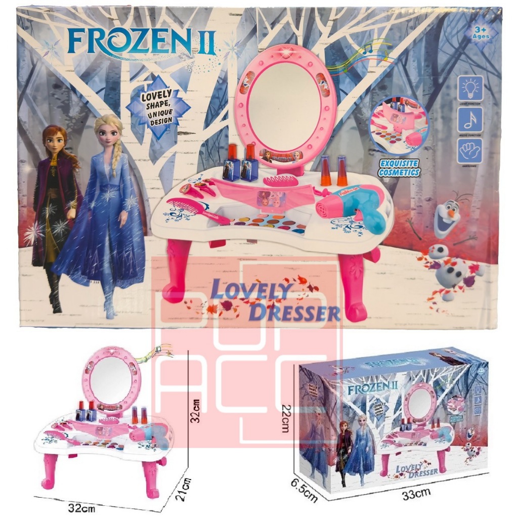 Jual Meja Rias Frozen Lovely Dresser Mainan Anak Maenan Make Up ...