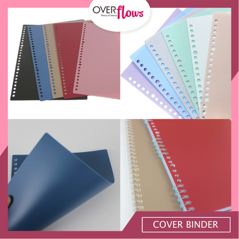 Jual OVERFLOWS.ID COVER BINDER BAHAN PP PLASTIK TEBAL - INDEX BINDER A5 ...