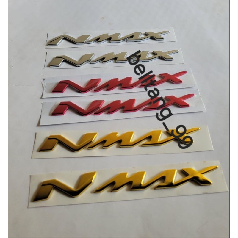 Jual Emblem logo motor nmax/emblem logo Nmax timbul/emblem Nmax gold ...