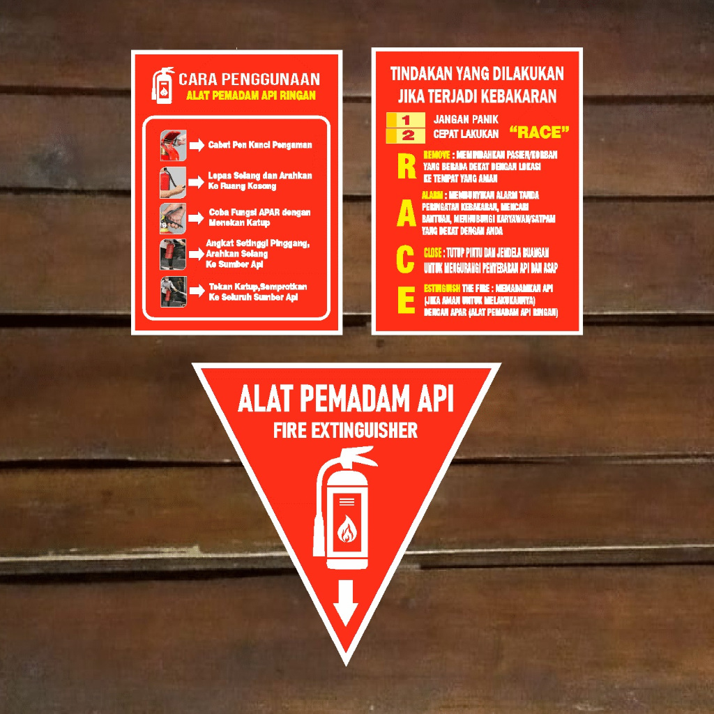 Jual Akrilik Tanda Alat Pemadam Api Ringan | Akrilik APAR Petunjuk ...