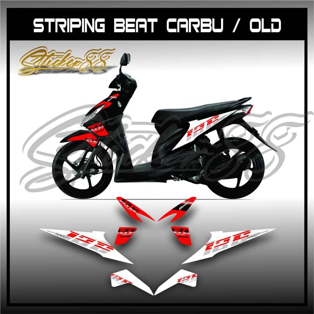 Jual Striping Beat Karbu Motif Vietnam Style Setriping Stiker Sticker ...