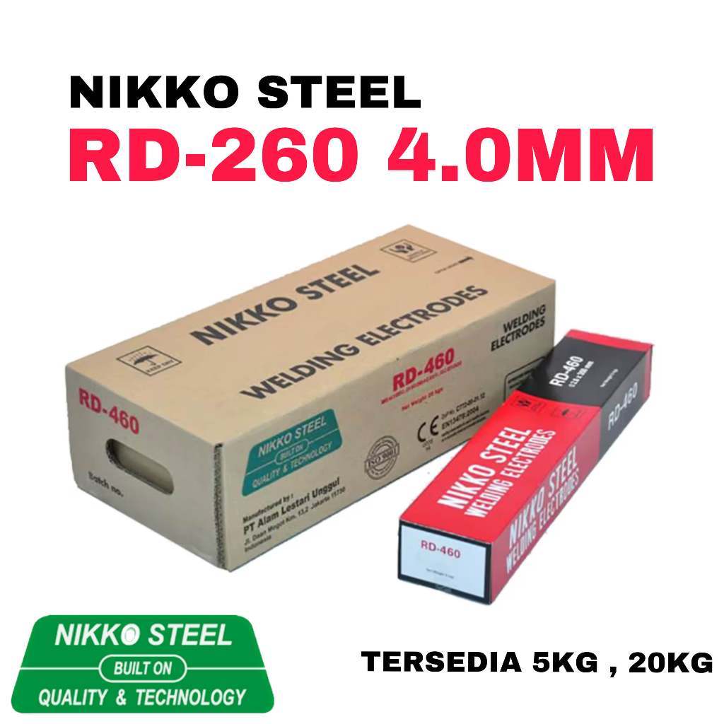 Jual Kawat Las Nikko Steel RD-260 4MM | Shopee Indonesia