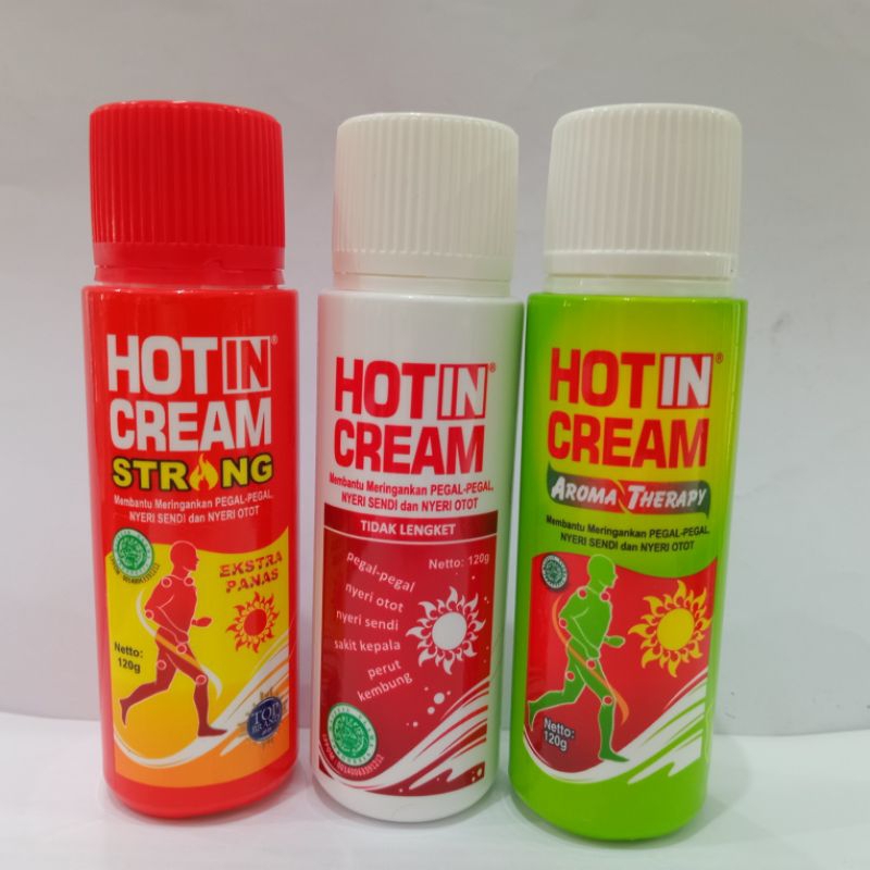 Jual Hotin Cream 120 gr - Krim otot pegal, nyeri sendi | Shopee Indonesia