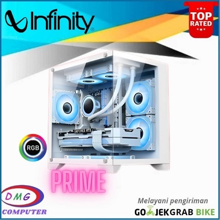 Jual Casing Infinity Prime - microATX Free 3 FAN RGB - Gaming Case ...